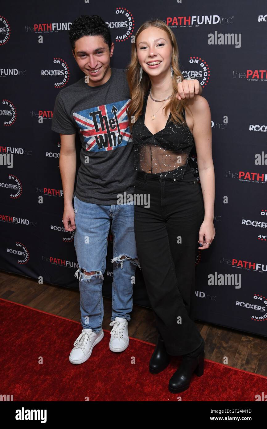 New York, USA. 16th Oct, 2023. Matteo Russo and Sylvia Smith attending ...