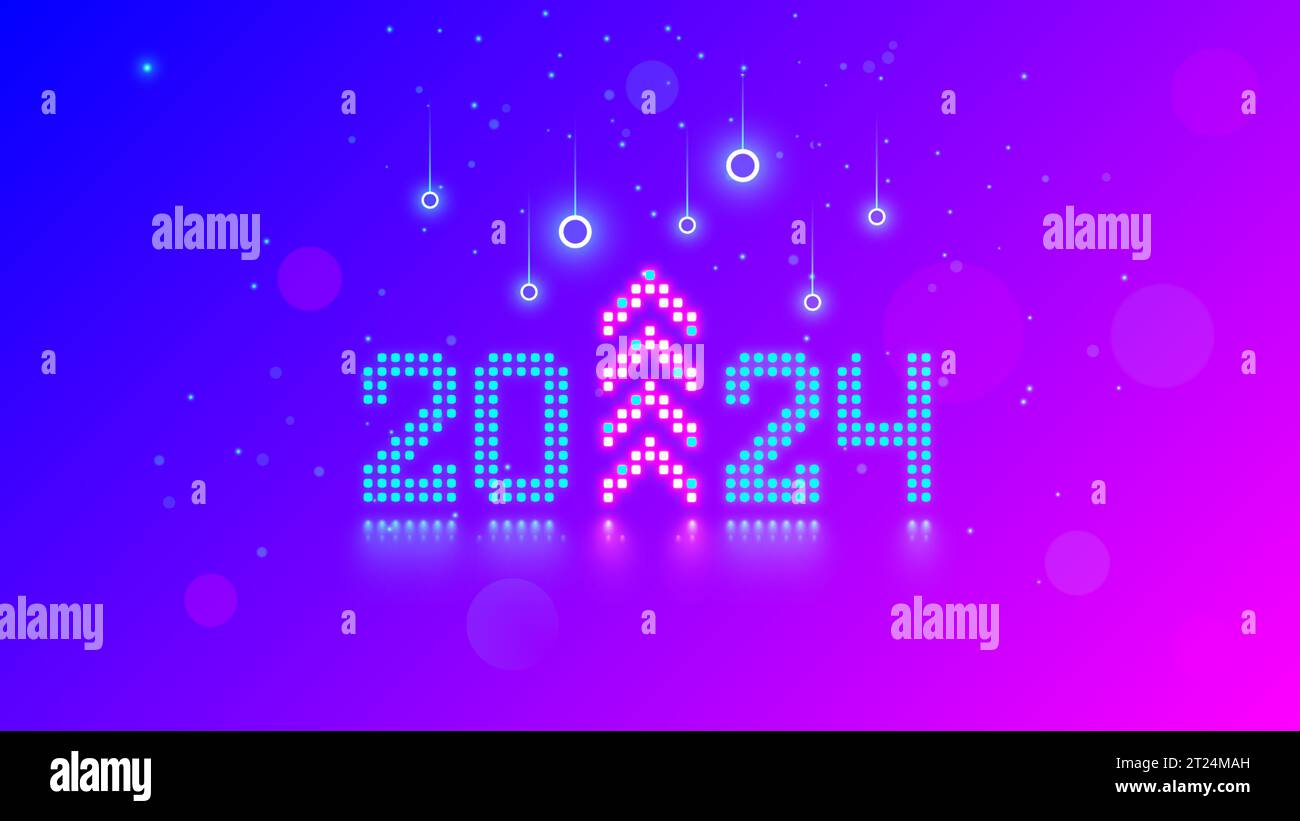2024 neon hi-res stock photography and images - Alamy