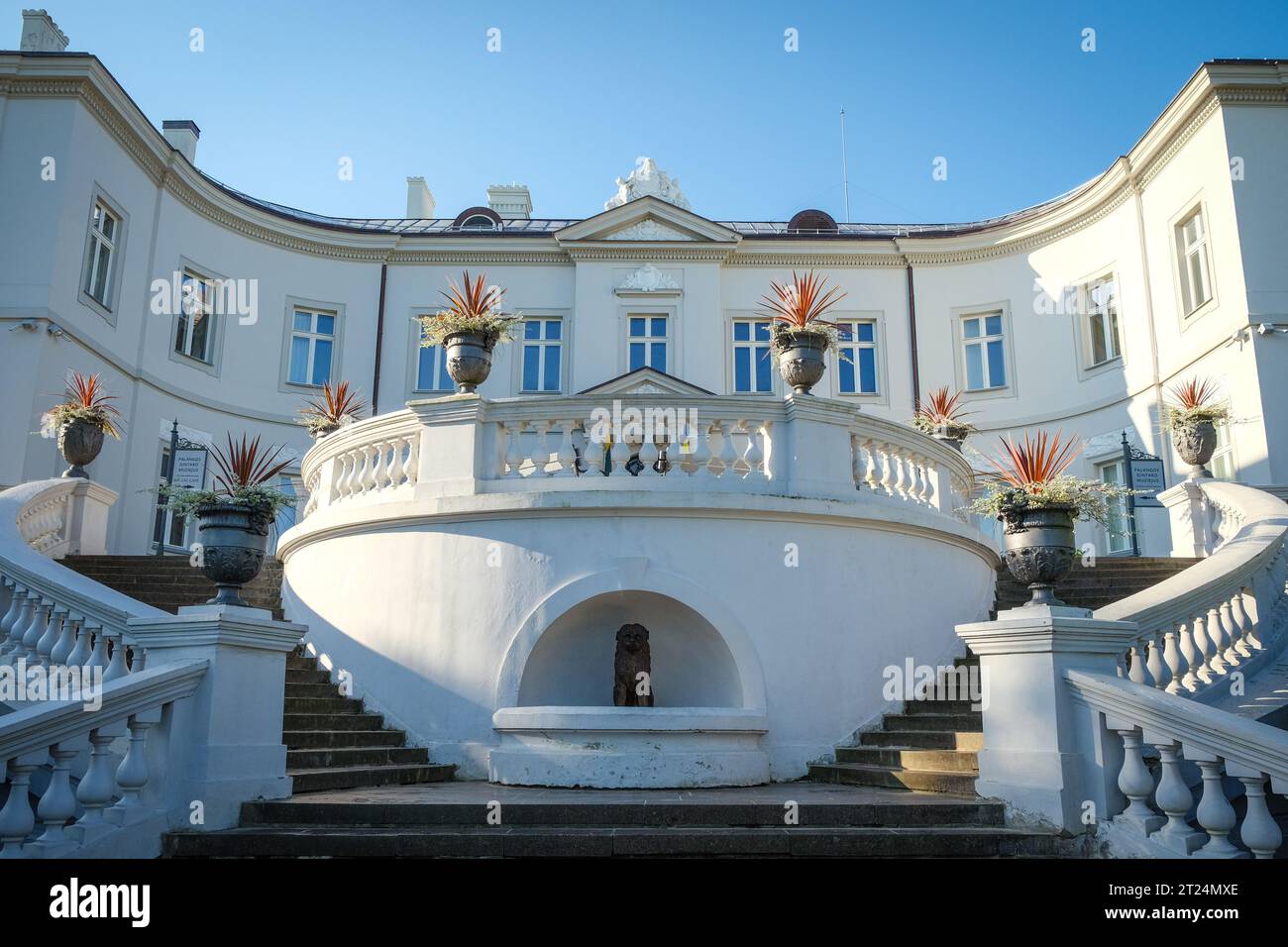 Palanga, Lithuania - September 6, 2023: Amber Museum near the Baltic ...