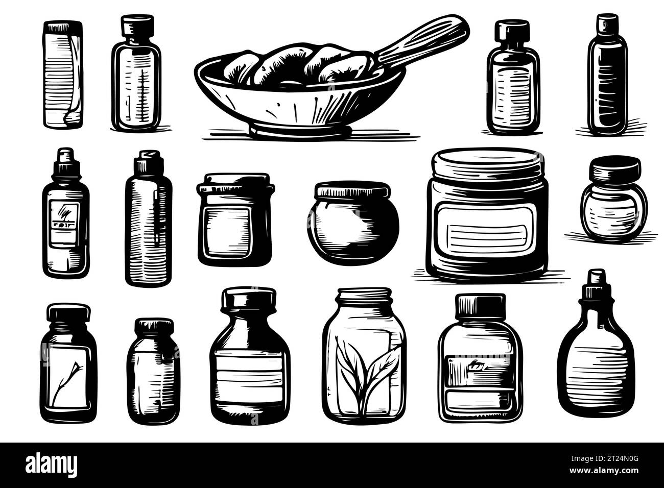 Blank cosmetic templates icon Black and White Stock Photos & Images - Alamy