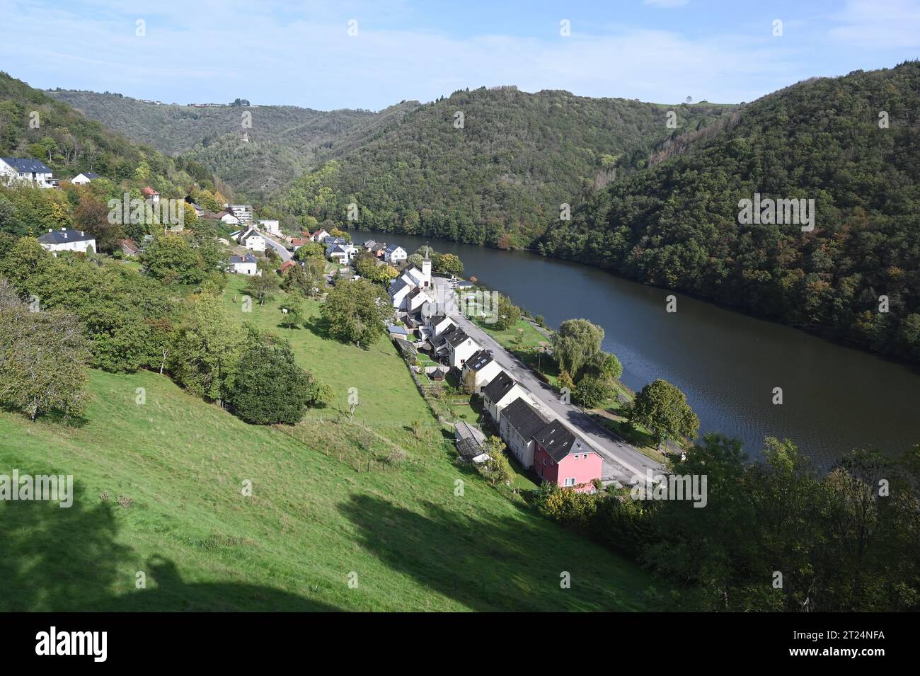 Bivels, Luxembourg. 13th Oct, 2023. View of Bivels (Luxembourgish ...