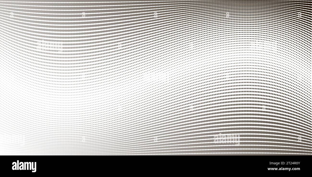 Black halftone waves on a white backround. Simple monochrome background ...