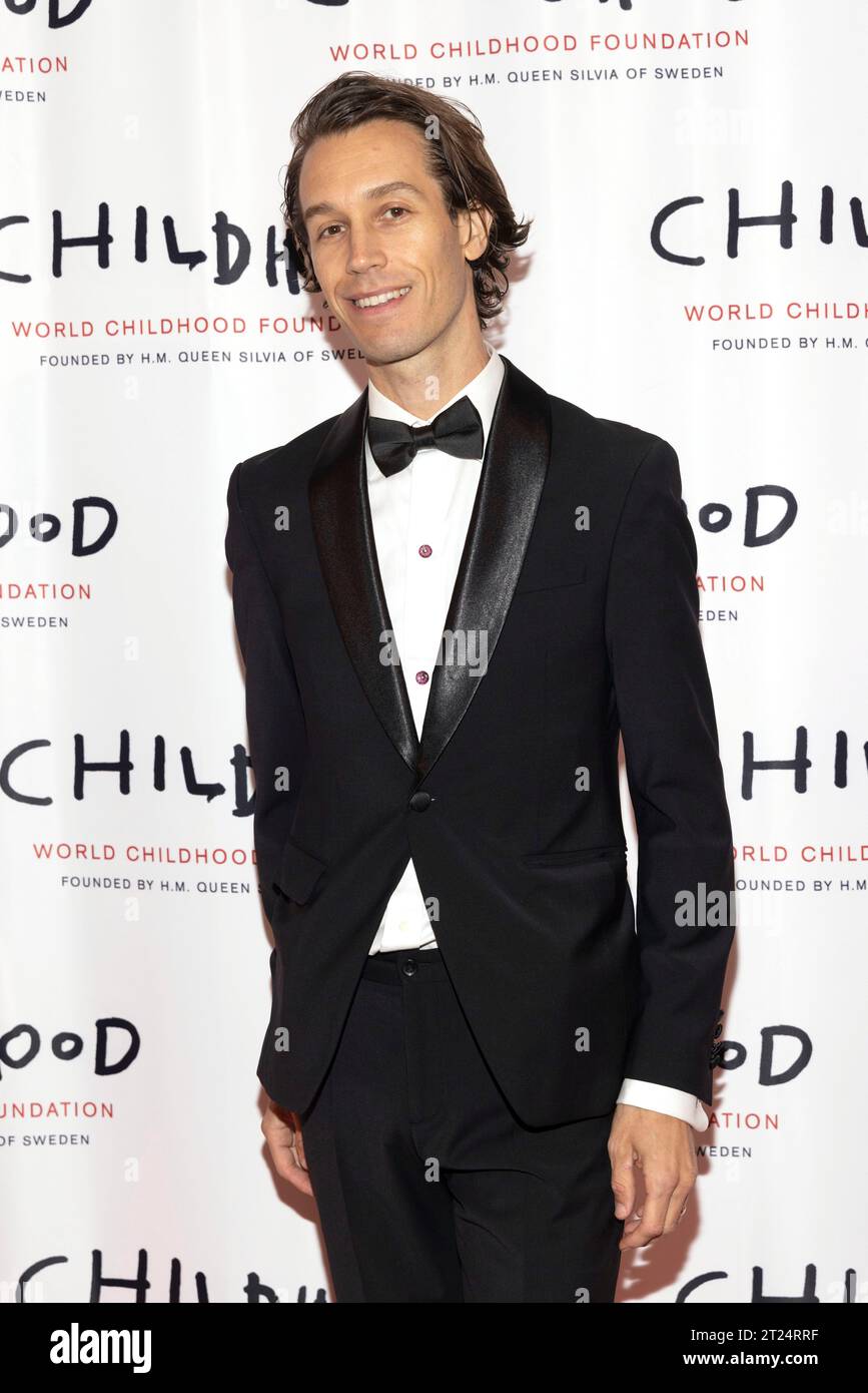 New York, USA. 16th Oct, 2023. Chef Fredrik Berselius, ownerof the two ...