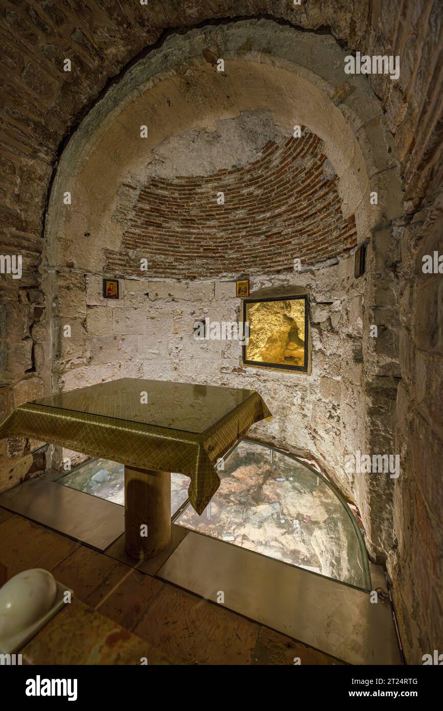 Jerusalem, Israel. September 21, 2023. View of the Adam's Chapel in the ...