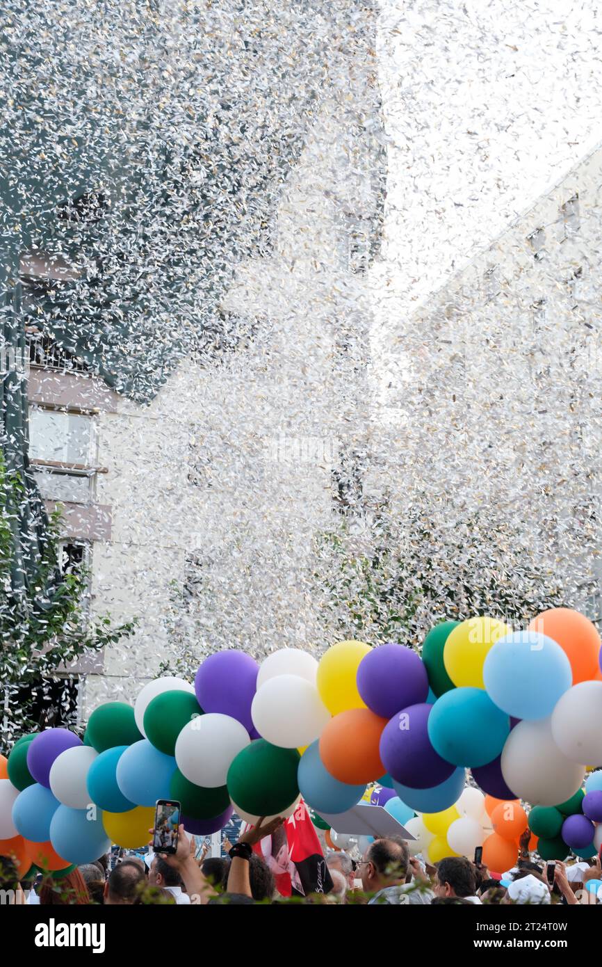 Izmir, Turkey - September 1, 2023: During the Izmir International Fair ...
