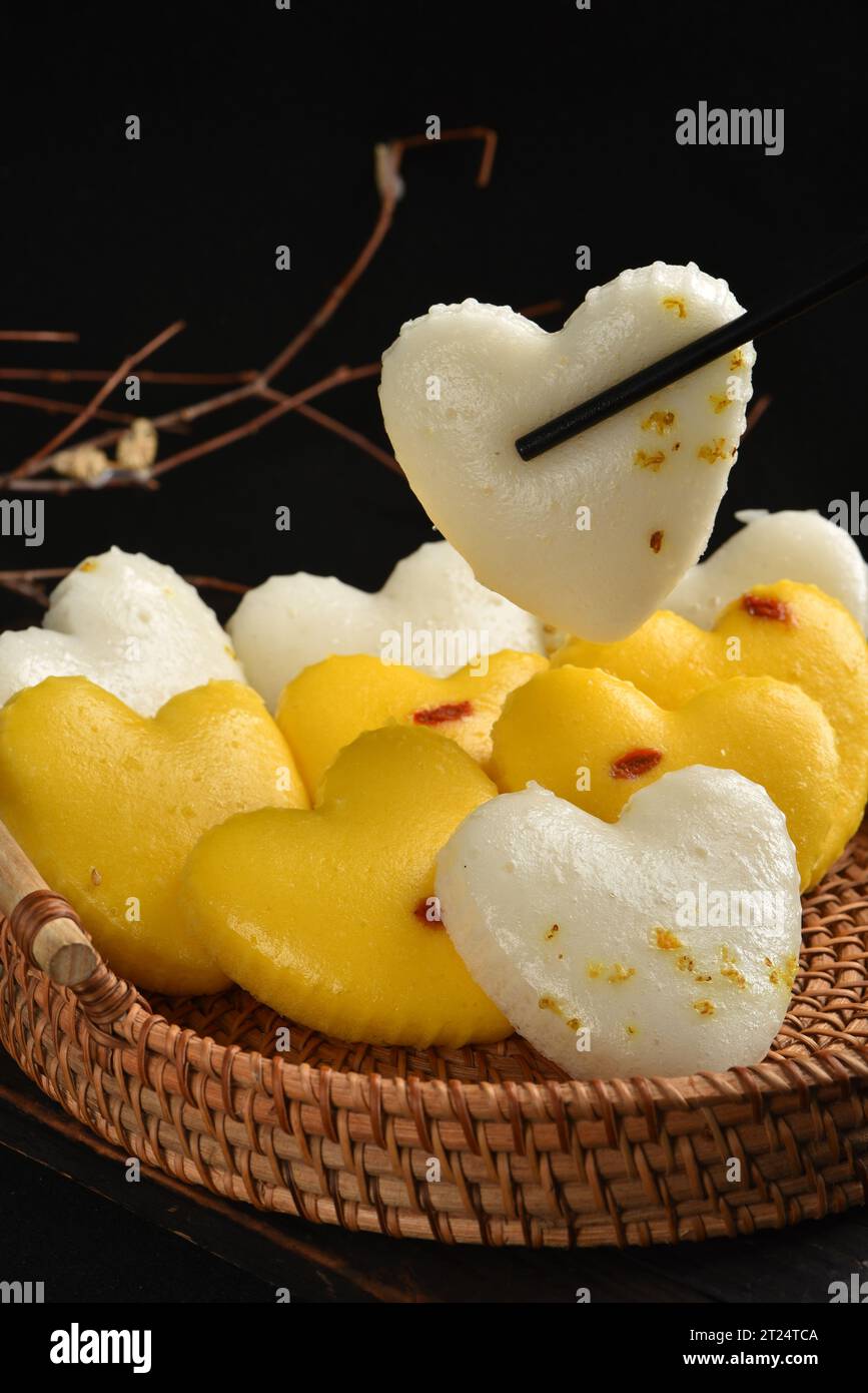 dim sum-Chinese steamed bun,baozi,man tou,coconut juice and osmanthus ...