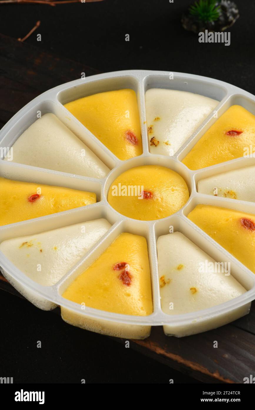 dim sum-Chinese steamed bun,baozi,man tou,coconut juice and osmanthus ...