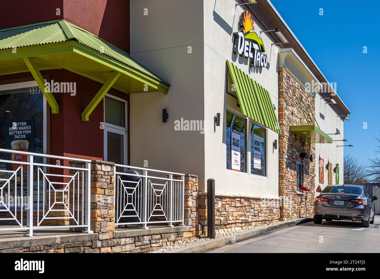 Del Taco fast-food drive-thru in Loganville, Georgia. (USA Stock Photo ...