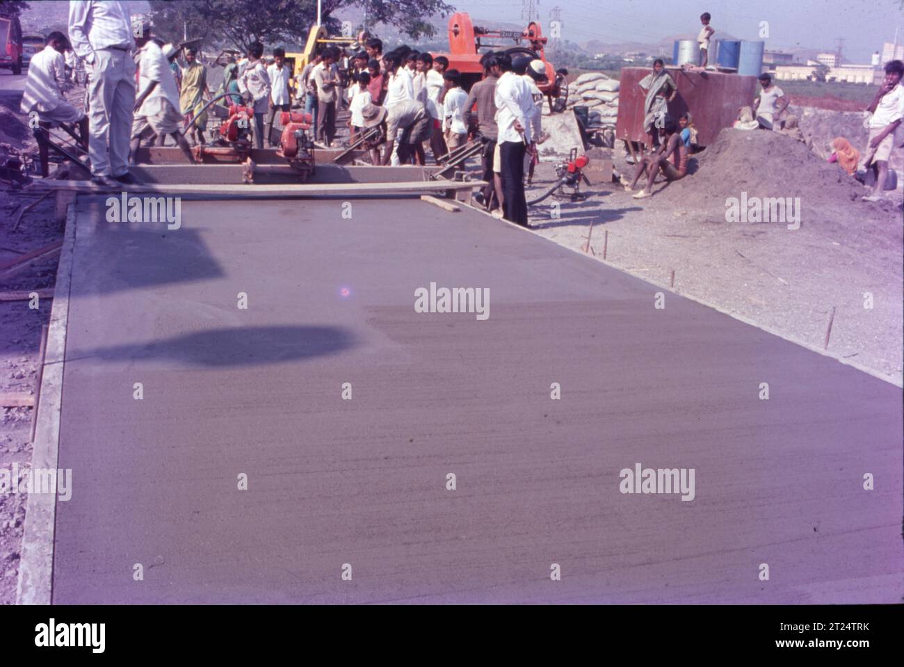 Infrastructure Work, Road Construction, Mumbai, India Stock Photo - Alamy