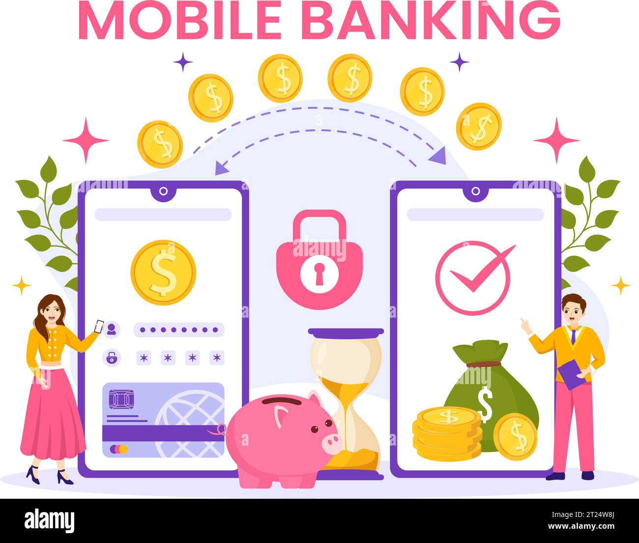 App debit Stock Vector Images - Alamy