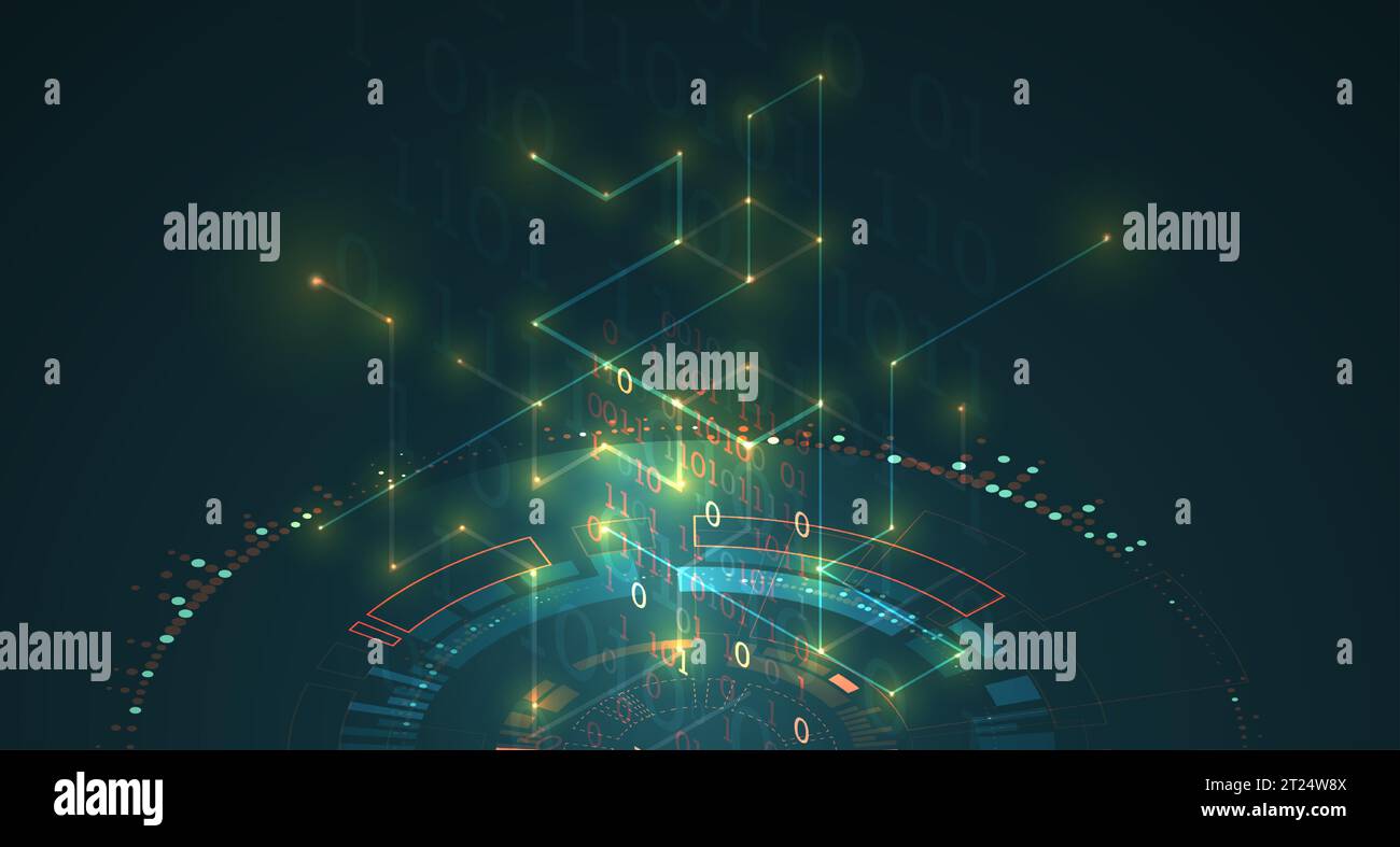 Vector isometric illustration. Digital technology and engineering ...