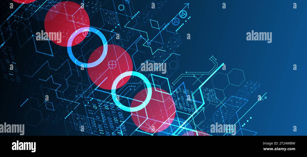 Isometric big data flow processing concept, cloud database. Abstract ...