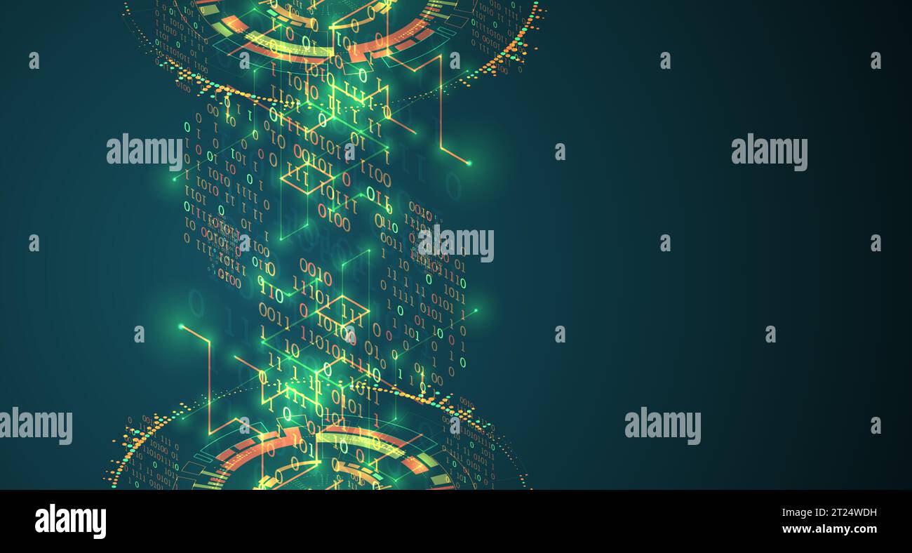 Vector isometric illustration. Digital technology and engineering ...