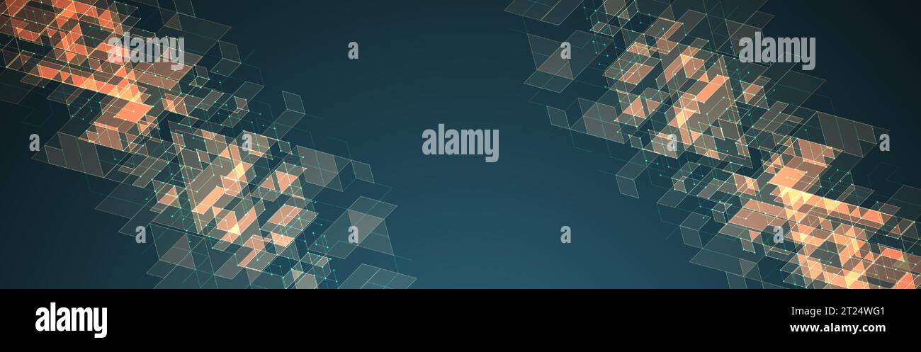 Vector illustration. Digital technology and engineering isometric ...