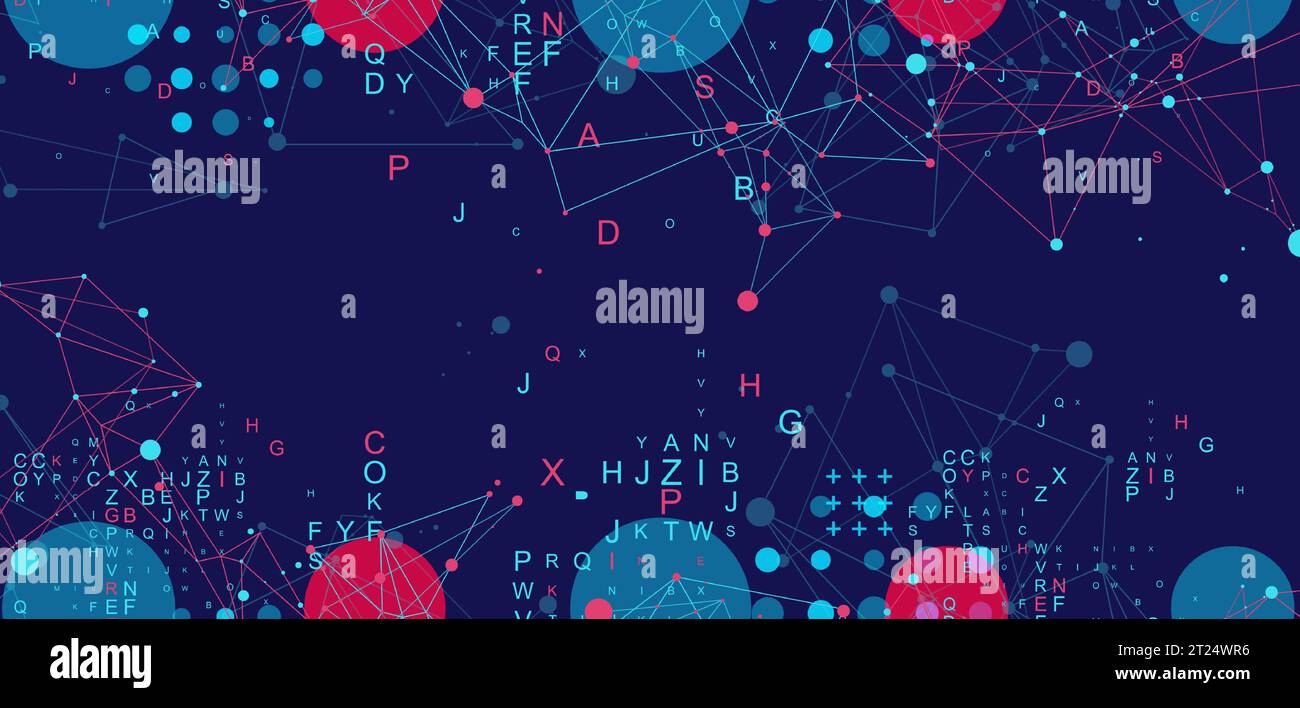 Abstract Polygonal Vector Background With Connecting Dots And Lines Plexus Effect Digital Data
