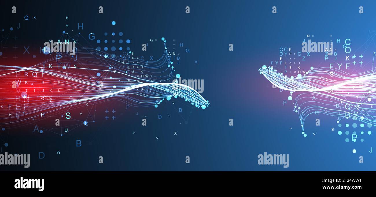 Digital technology plexus lines motion Stock Vector Images - Alamy