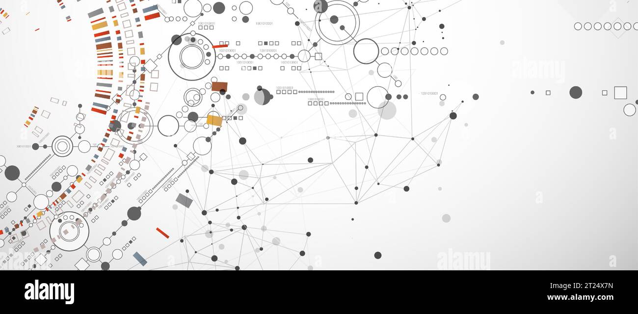 Abstract background on technological and scientific topics. Vector ...