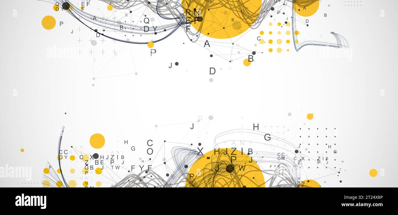 Vector abstract background with a wireframe dynamic pipes, line and ...