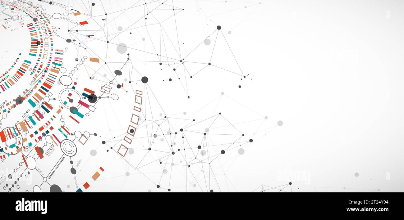 Abstract background on technological and scientific topics. Vector ...