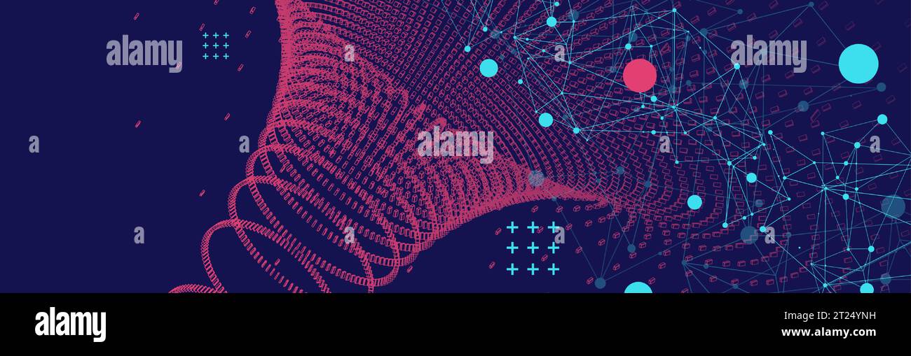 Square pattern. Perspective grid background. Technology(science) style ...