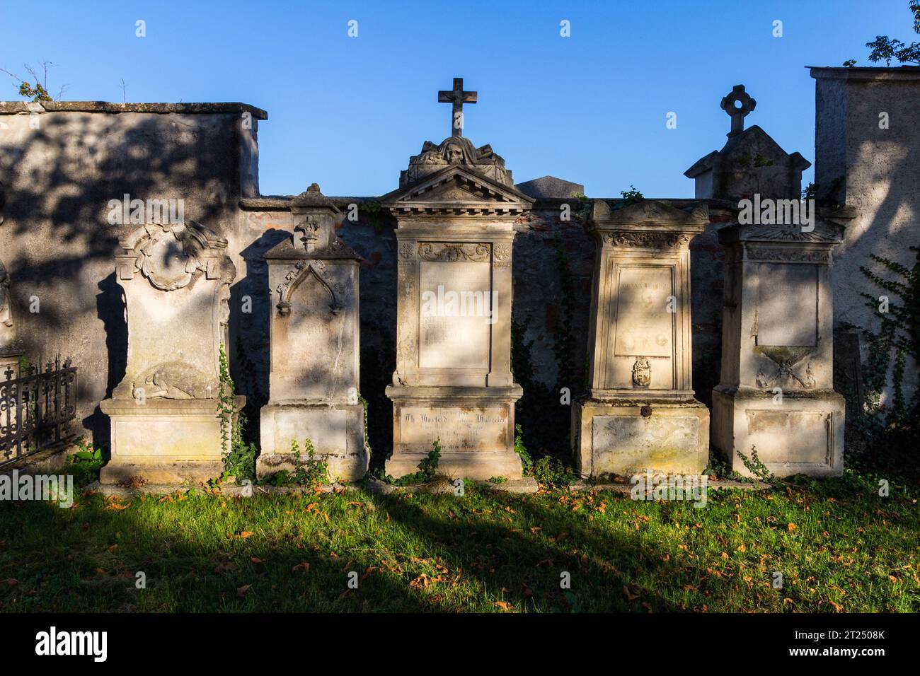 Old St Saint Michael cemetery (Regi Szent Mihaly temeto) with 19th ...