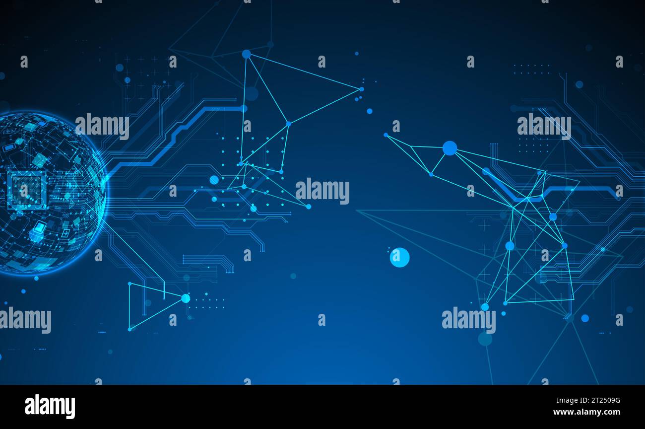 Sphere theme vector illustration. Digital technology background. Vector ...