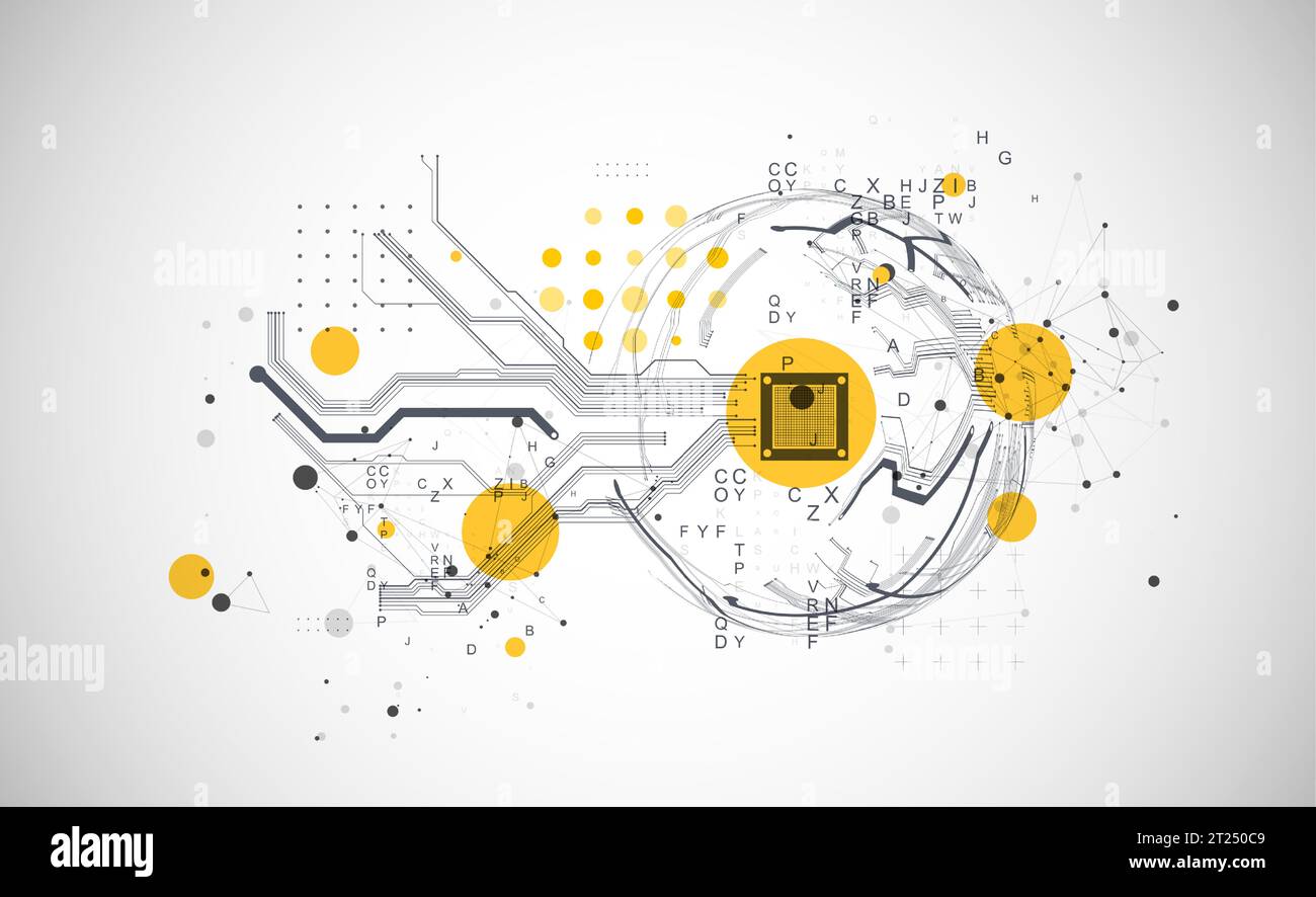 Abstract technology half - sphere background. Global network concept ...