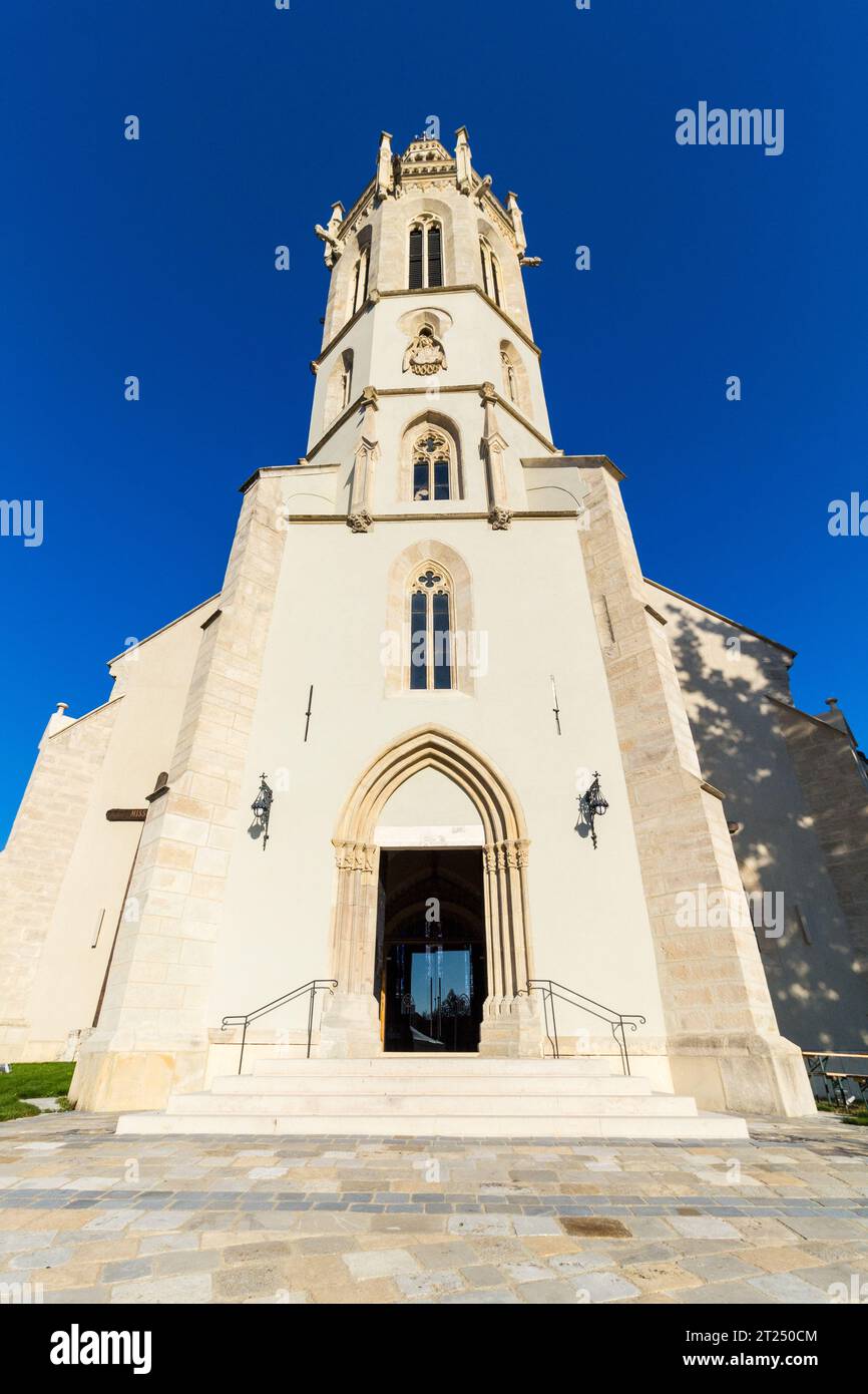 Main gate entrance of Szent Mihaly templom (St Saint Michael Church ...
