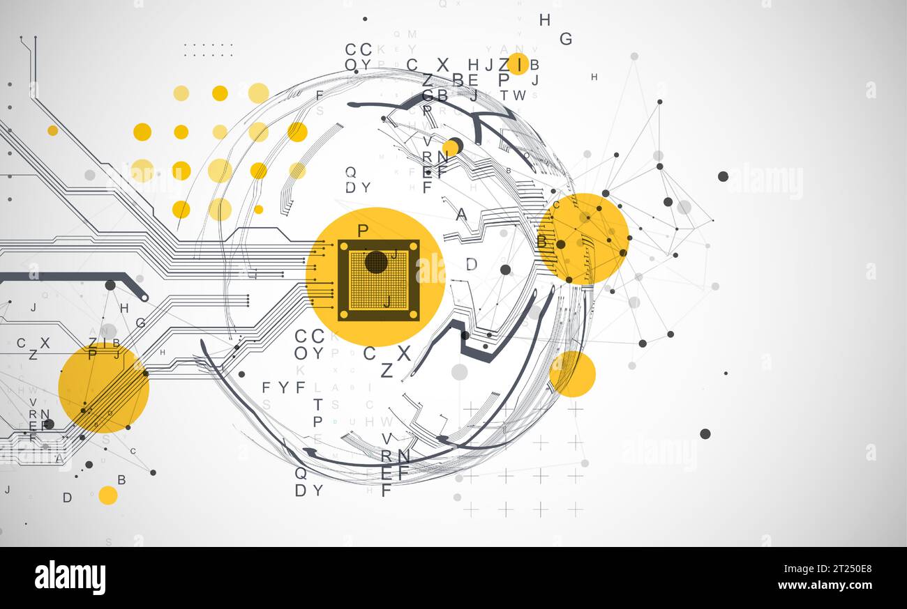 Abstract technology half - sphere background. Global network concept ...