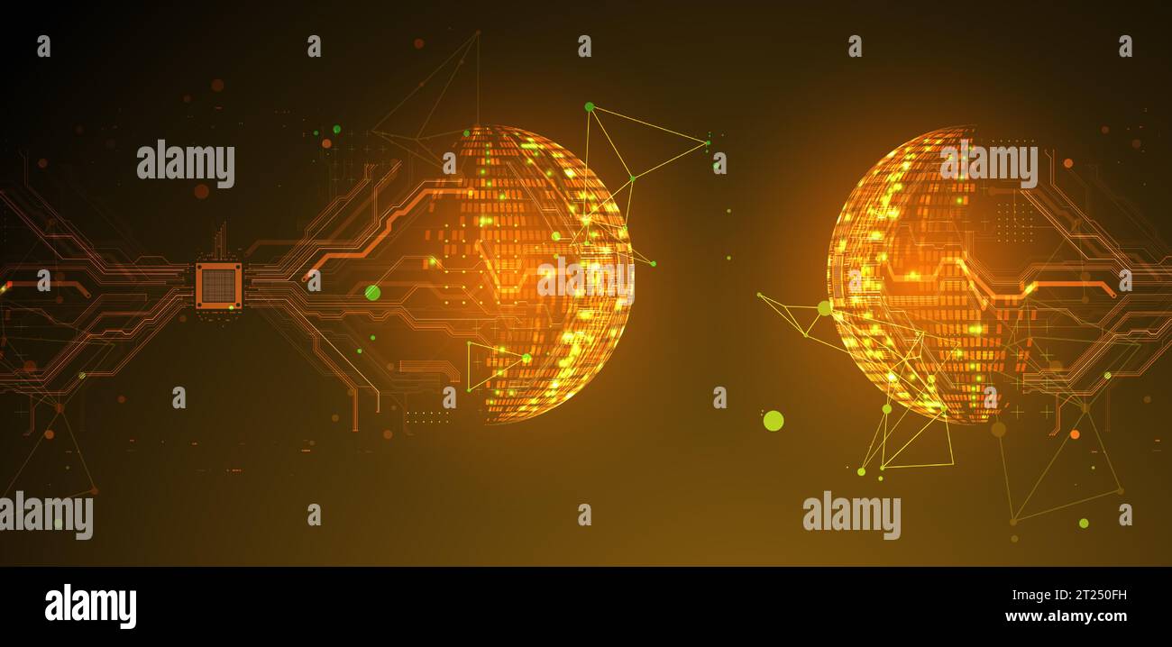 Sphere theme vector illustration. Digital technology background. Vector ...