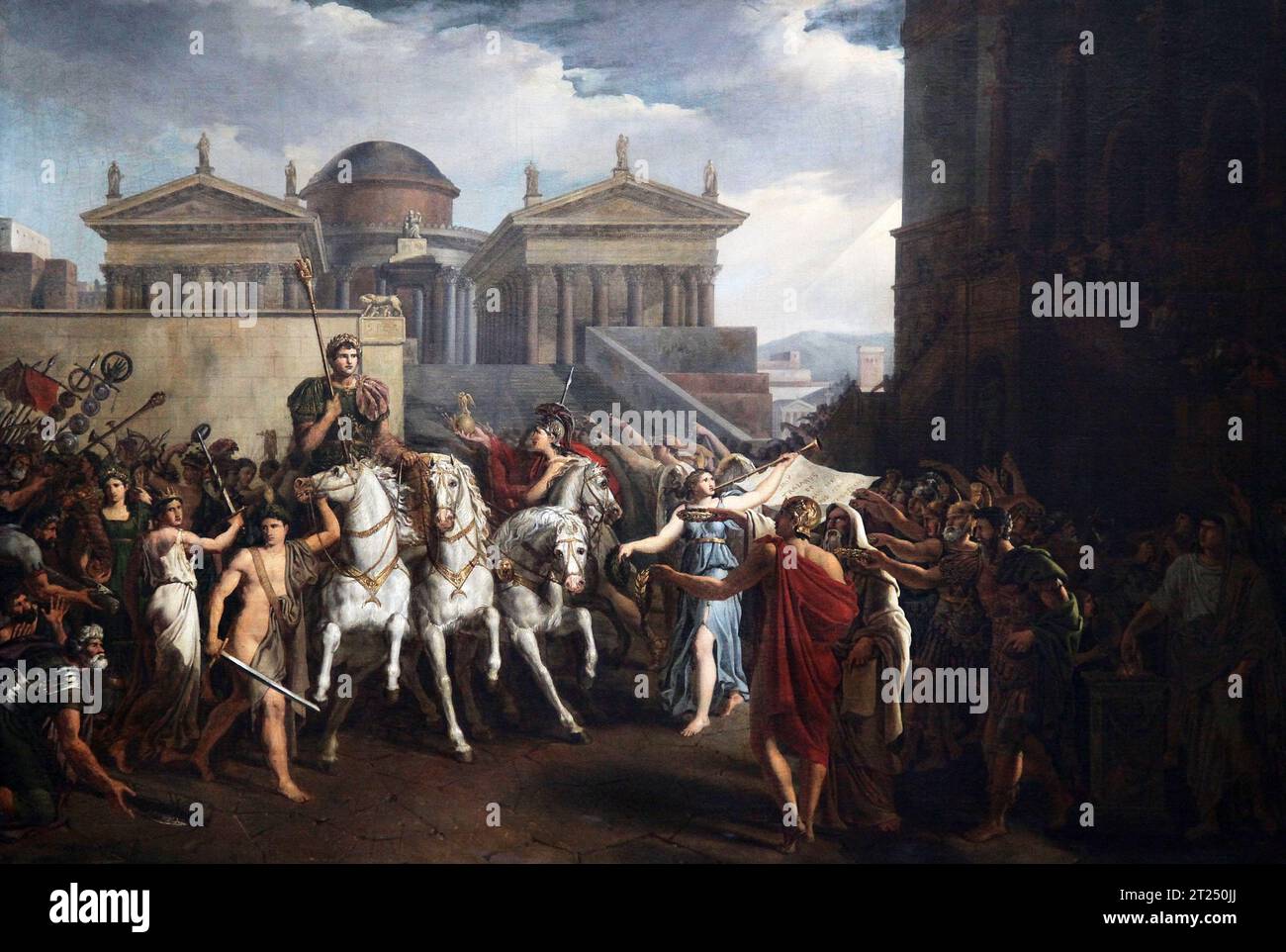 Triumphal Procession of Emperor Trajan (1812) by Joseph Denis Odevaere ...
