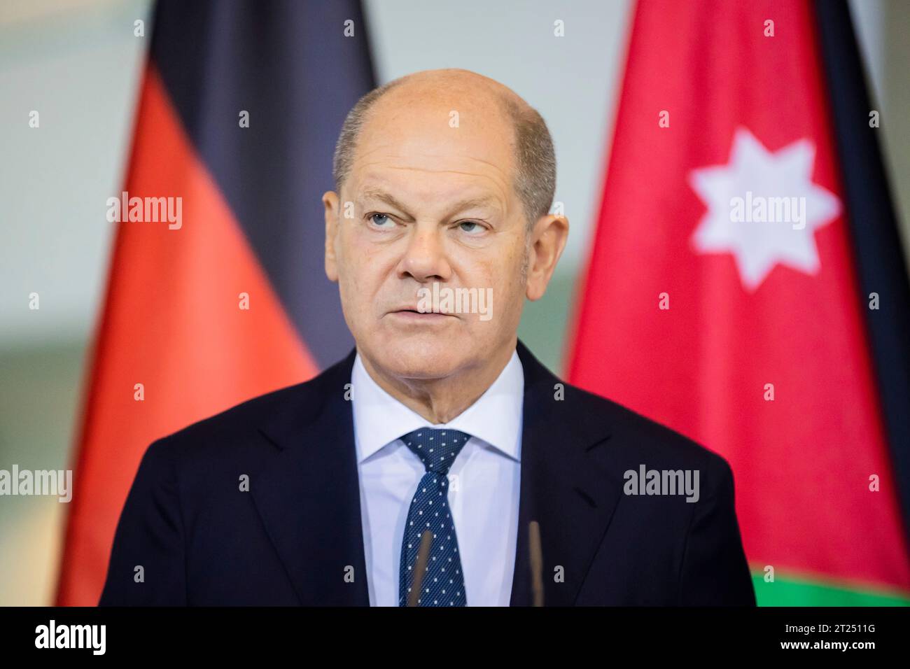 Berlin, Germany. 17th Oct, 2023. German Chancellor Olaf Scholz (SPD ...