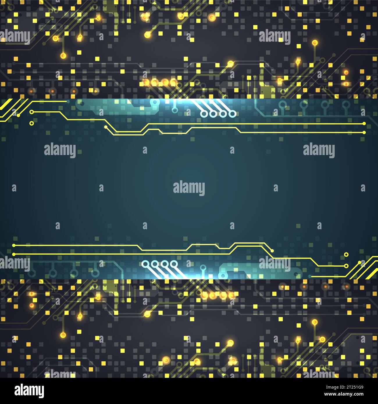 Vector illustration, Hi-tech digital technology and engineering theme ...