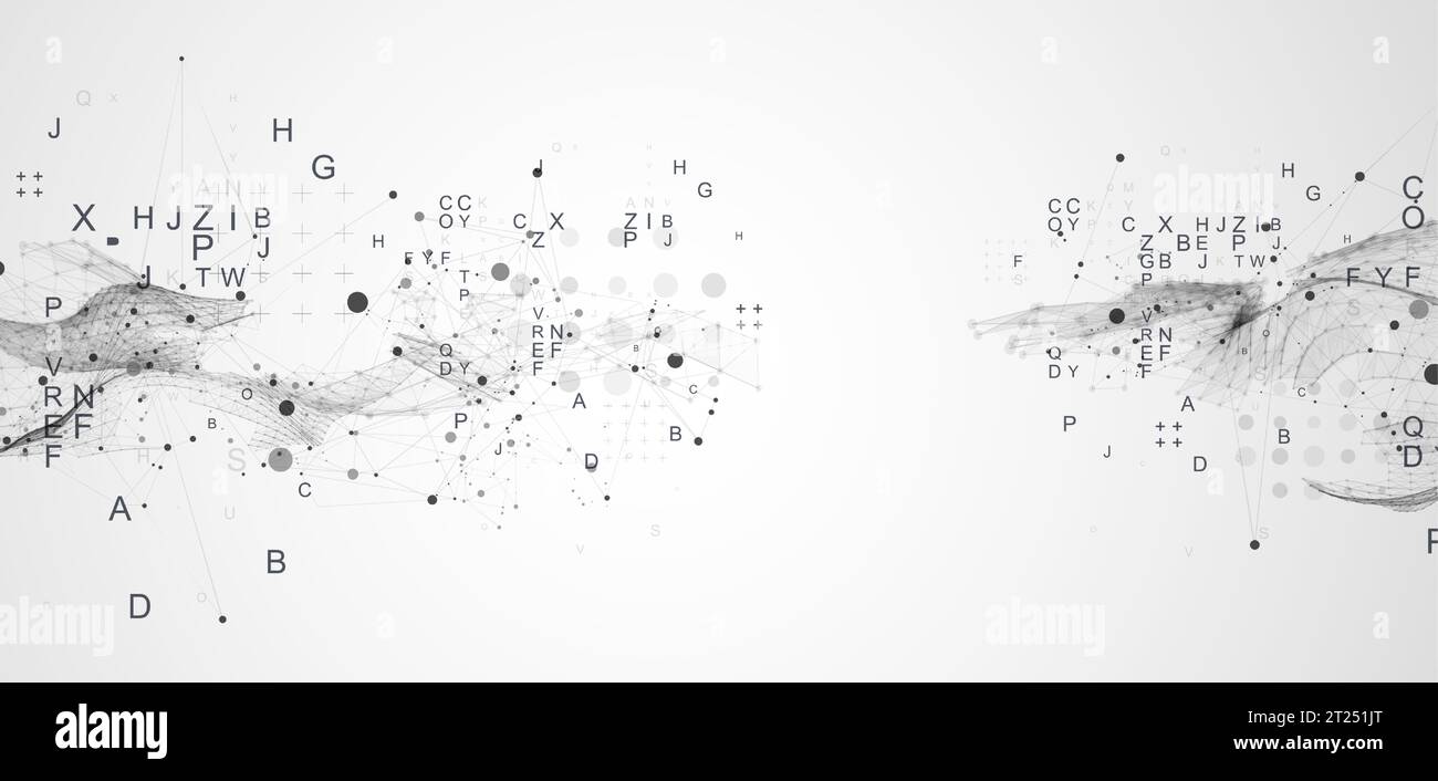 Abstract wave structure scientific background Stock Vector Images - Alamy