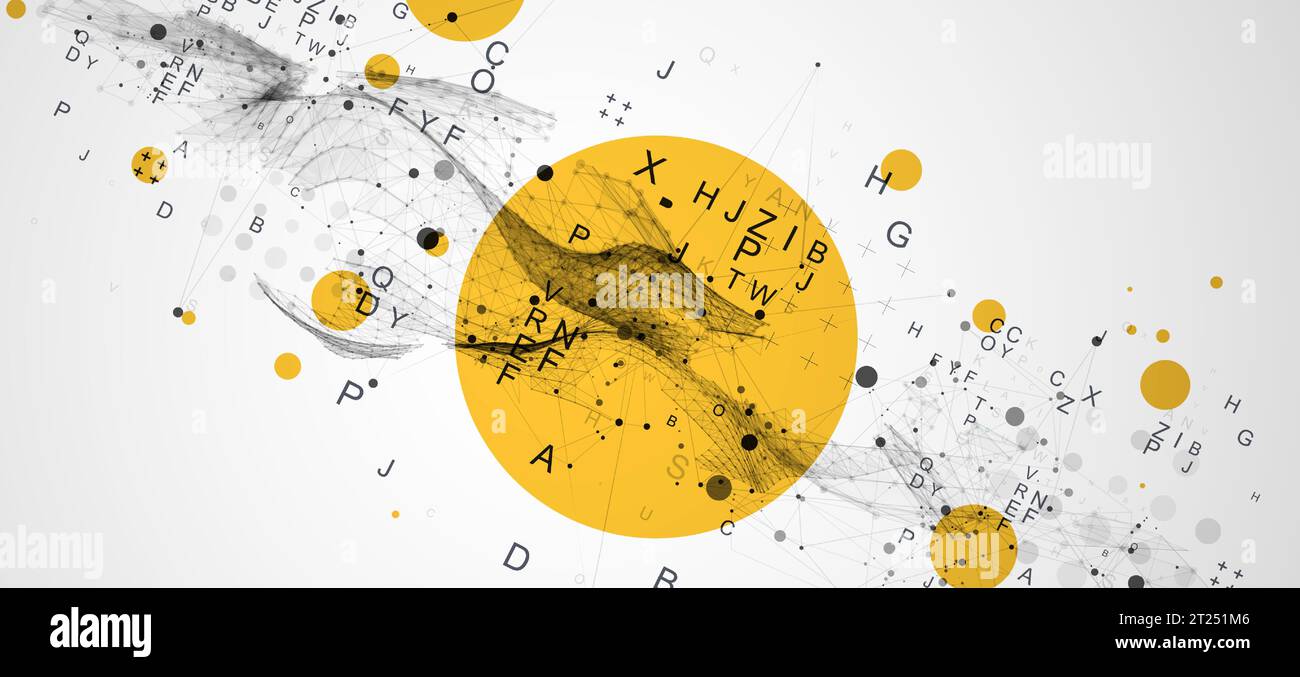 Abstract scientific and technical background. Frame wave with the ...