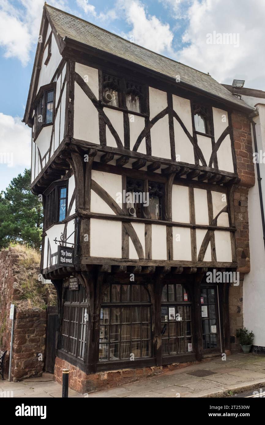 The House that Moved, Exeter, Devon, UK Stock Photo - Alamy