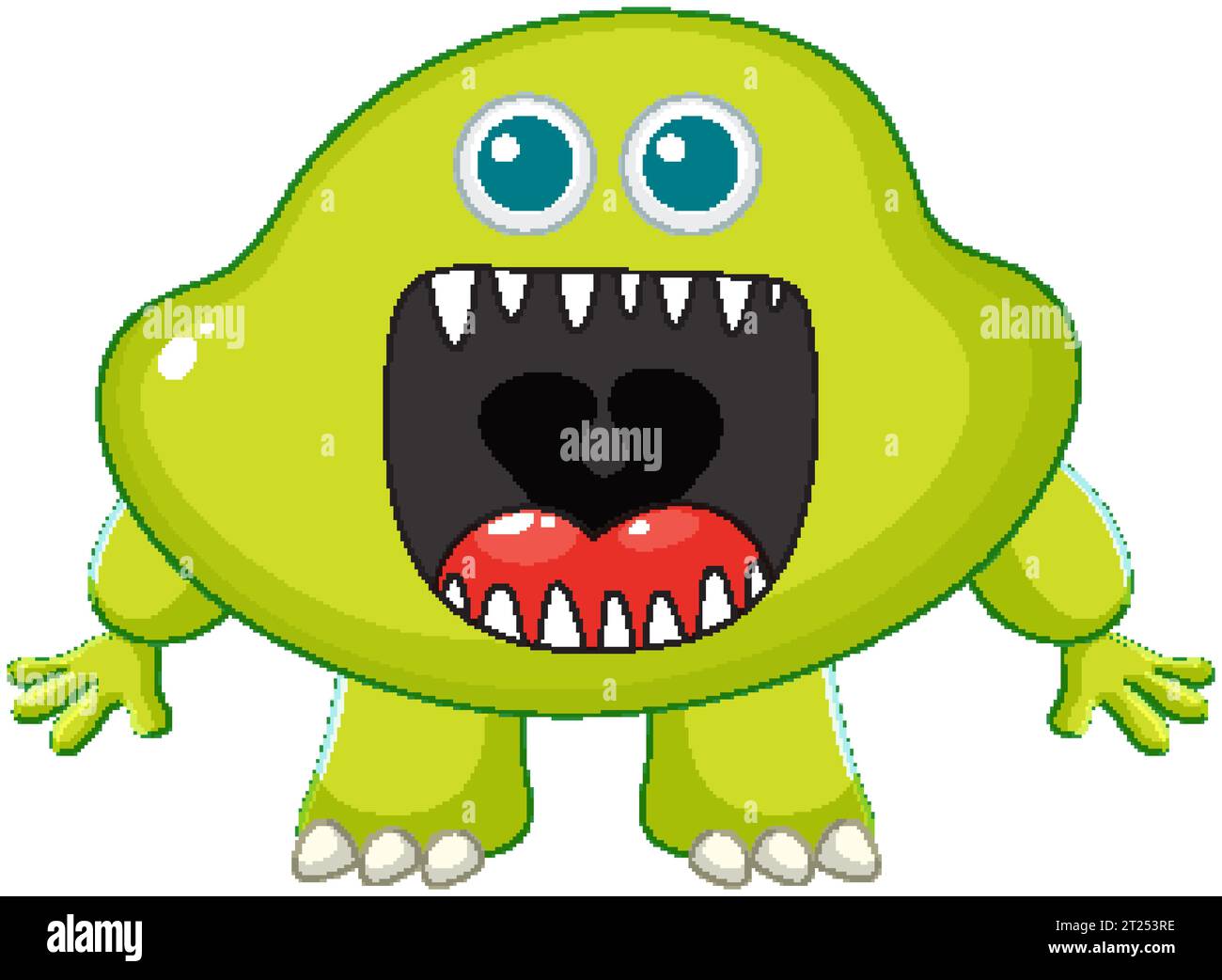 A lively and vibrant cartoon character with a wild and open personality ...