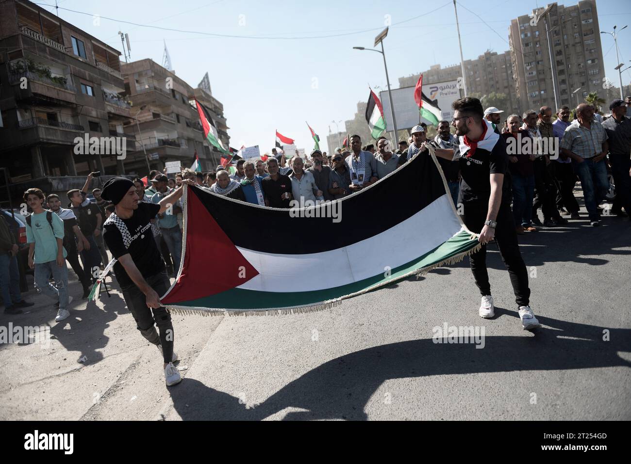 A stand in solidarity from Damascus Syria with Palestine people in ...