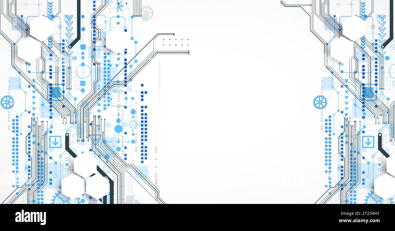 Abstract background on technological and scientific topics. CPU concept ...