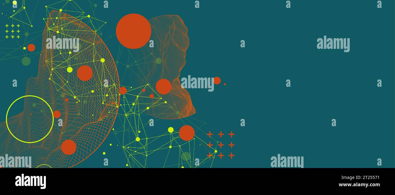 Modern science technology abstract background using circle shapes ...
