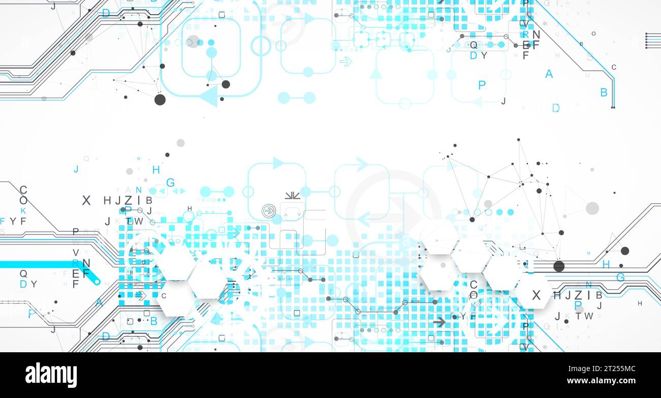 Abstract background on technological and scientific topics. CPU concept ...