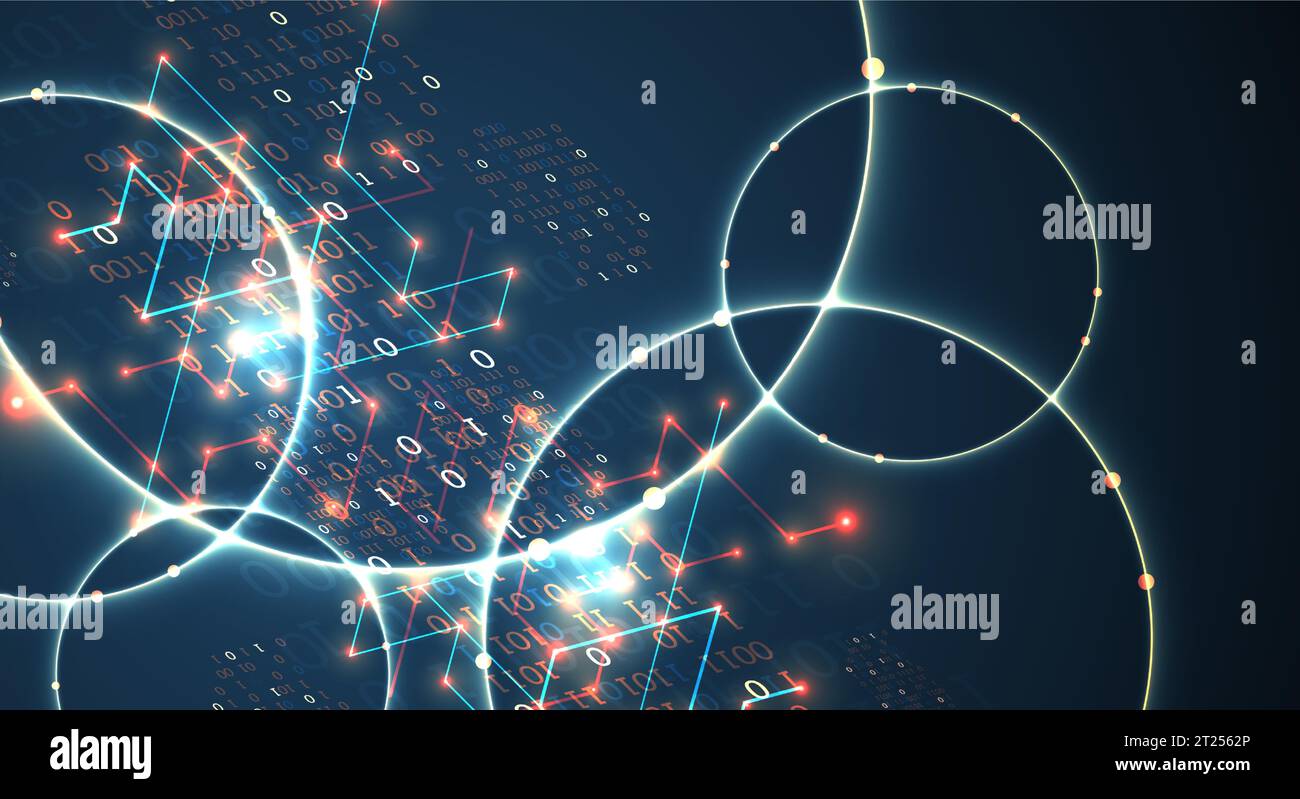 Technology background. Big data concept. Binary computer code. Vector illustration Stock Vector ...