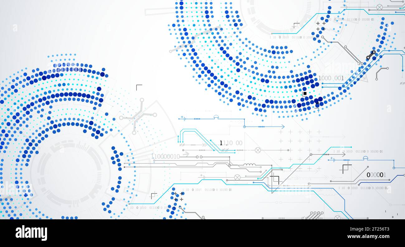 Abstract technology concept. Circuit board, high computer background ...