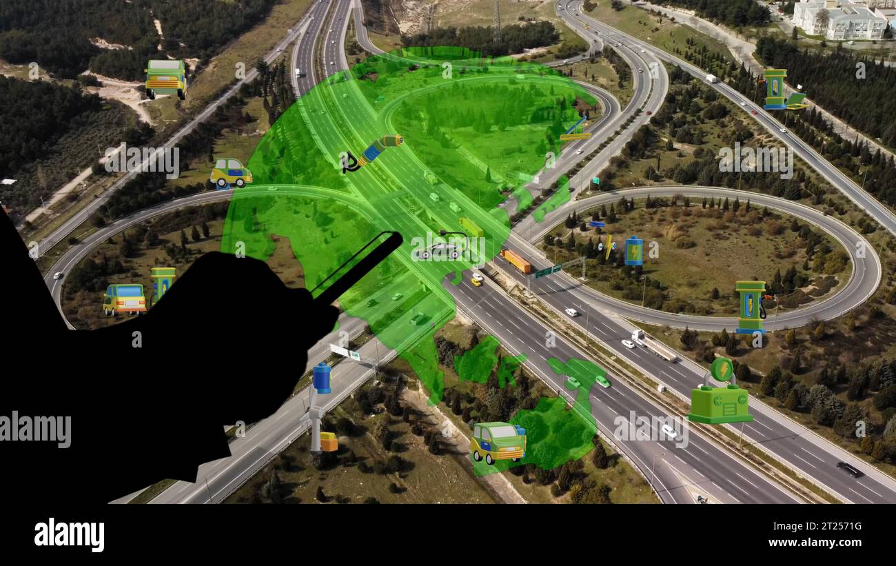 Intelligent Vehicles Cars Communicating Ai Logistic Autonomous Delivery ...