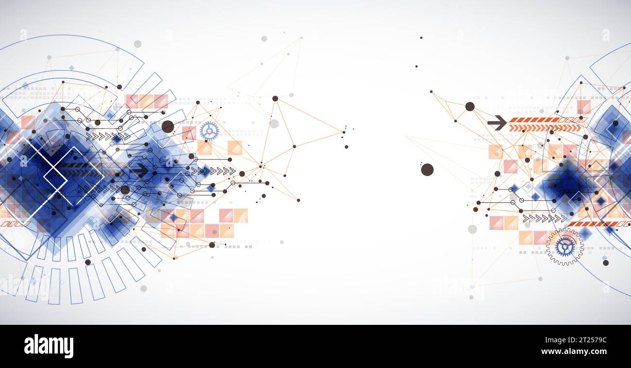 Abstract plexus digital technology background hi-res stock photography ...