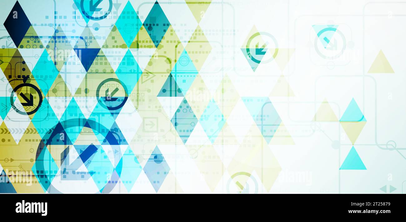 Abstract color digital communication technology background. Vector ...