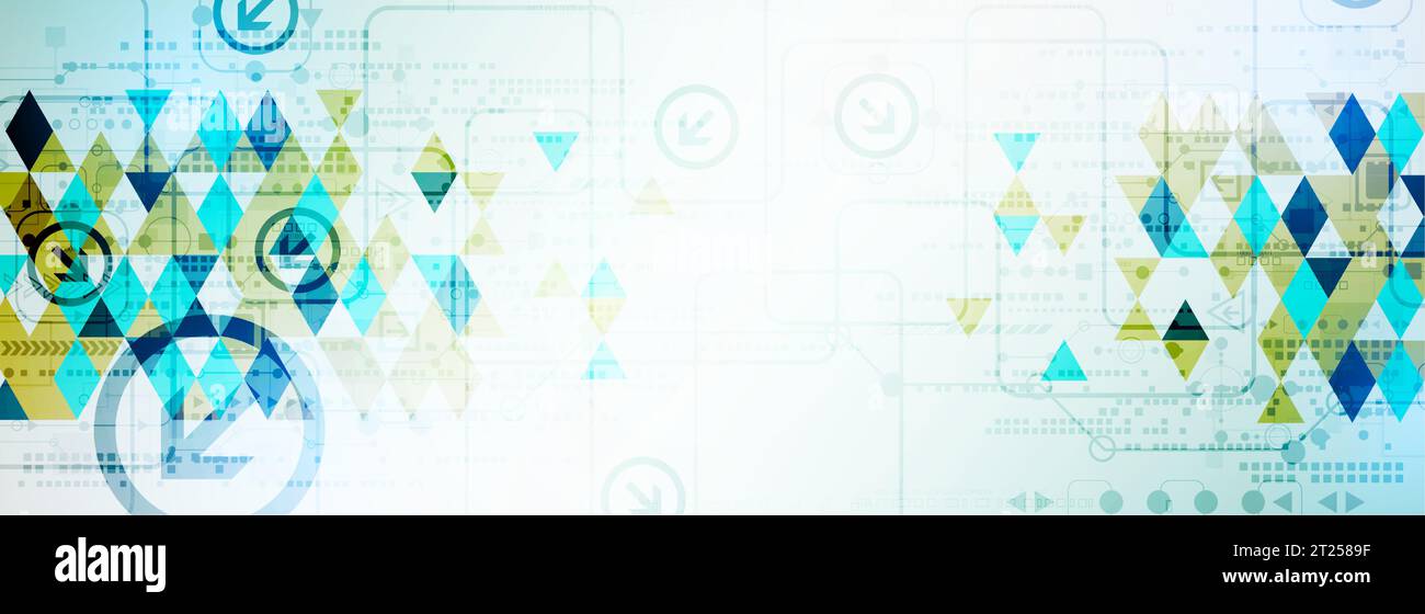 Abstract color digital communication technology background. Vector ...