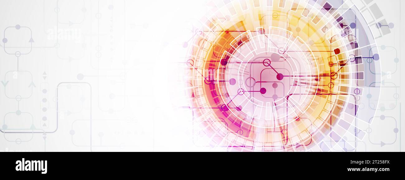 Abstract color digital communication technology background. Vector ...