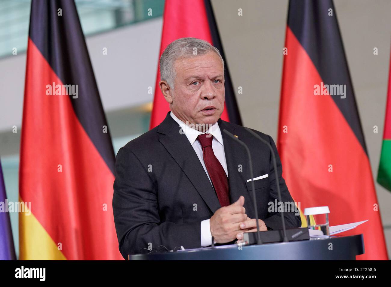 König Abdullah II. Ibn Al-Hussein Bundeskanzler Olaf Scholz SPD ...