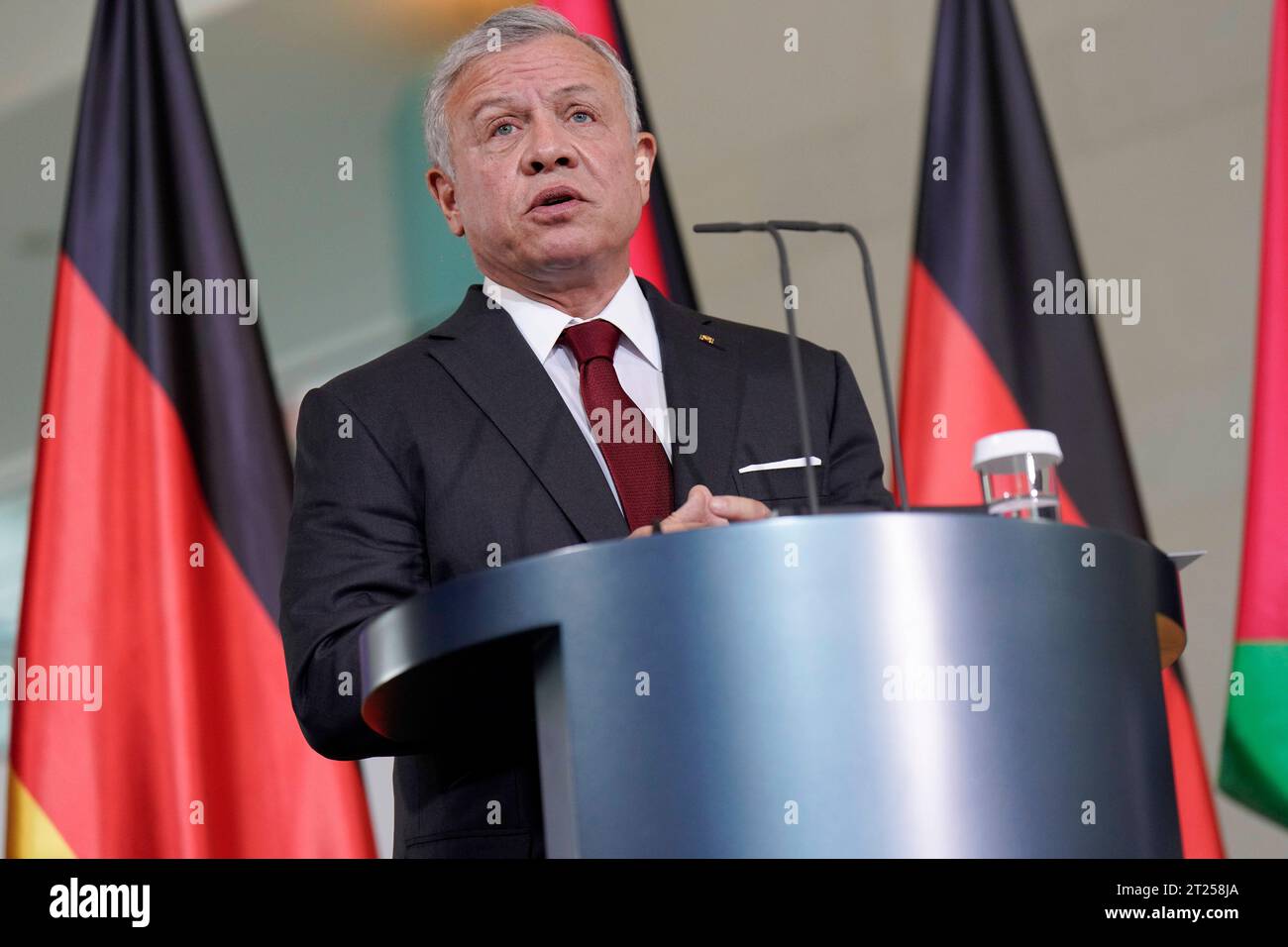 König Abdullah II. Ibn Al-Hussein Bundeskanzler Olaf Scholz SPD ...